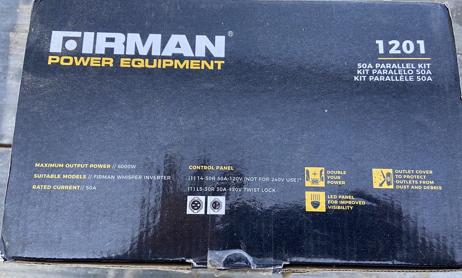 FIRMAN 50A PORTABLE GENERATOR PARALLEL KIT - MODEL 1201 | eBay