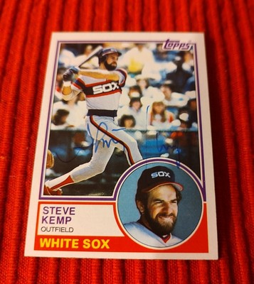 1983 Topps Chicago White Sox STEVE KEMP AUTOGRAPH | eBay