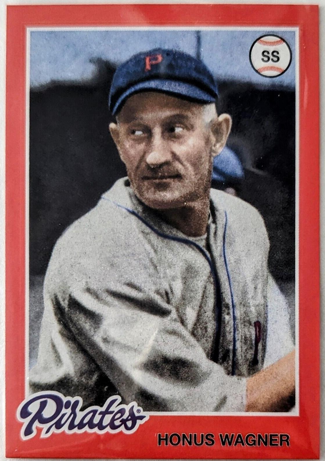 2022 Topps Archives - 1978 Topps Design Honus Wagner #154 Red /75 for ...