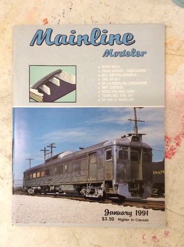 TRAIN MAGAZINE MODEL MAINLINE MODELER January 1991 | eBay