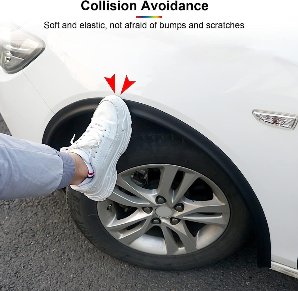 2* 3.2M Rubber Fender Flares Wheel Arches Trim Strip For Toyota 4Runner ...