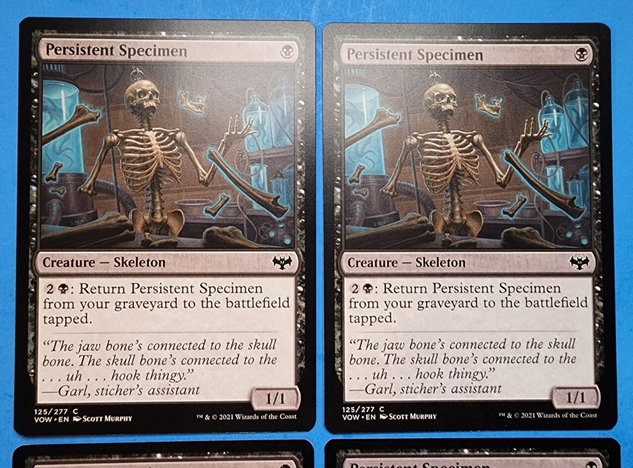 4x Persistent Specimen Crimson Vow 2021 Mtg Magic Card Creature ...