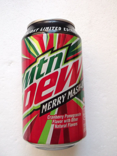 MOUNTAIN DEW MERRY MASH-UP 2021 USA empty can 355ml top opened | eBay