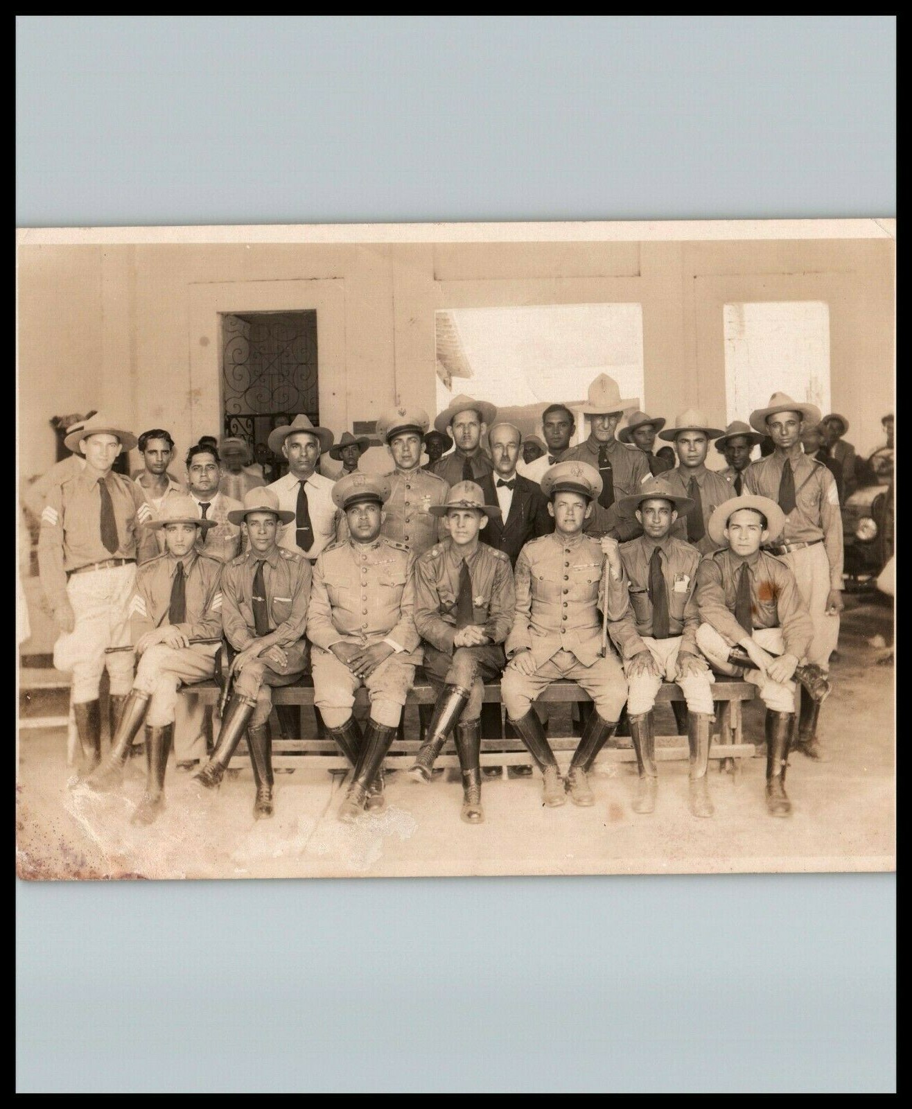 CUBAN CUBA POLICE MILITARY CAPTAIN Photograph 1930s UNIFORM ORIGINAL ...