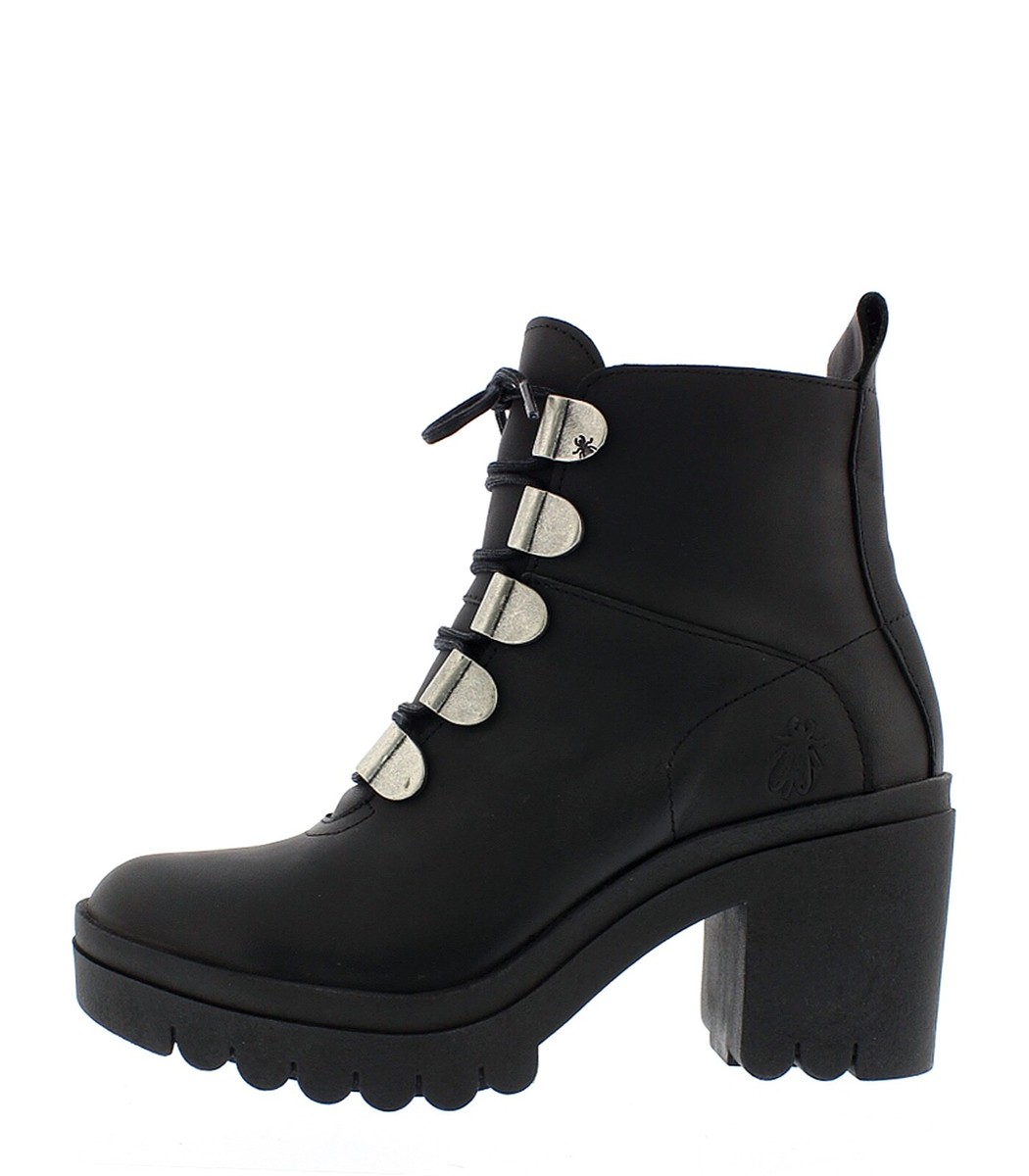 Fly London Logo Womens Fly London Salv Leather Chelsea Ankle Boot Low