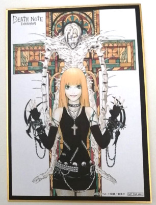 Death Note Exhibition Autograph Shikishi Collection Misa Amane Rem JP ...