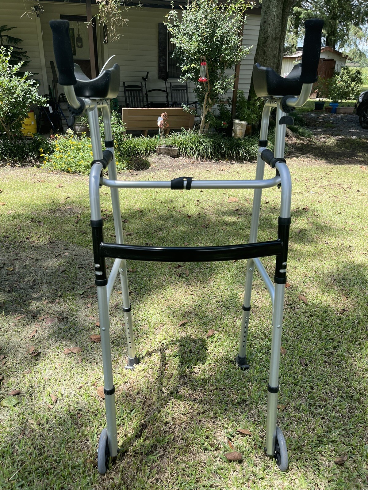 Heavy Duty Walker Adjustable With Armrests | eBay