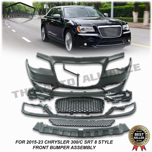 Fr 2015-2023 Chrysler 300/C SRT 8 Style Front Bumper Kit Conversion ...
