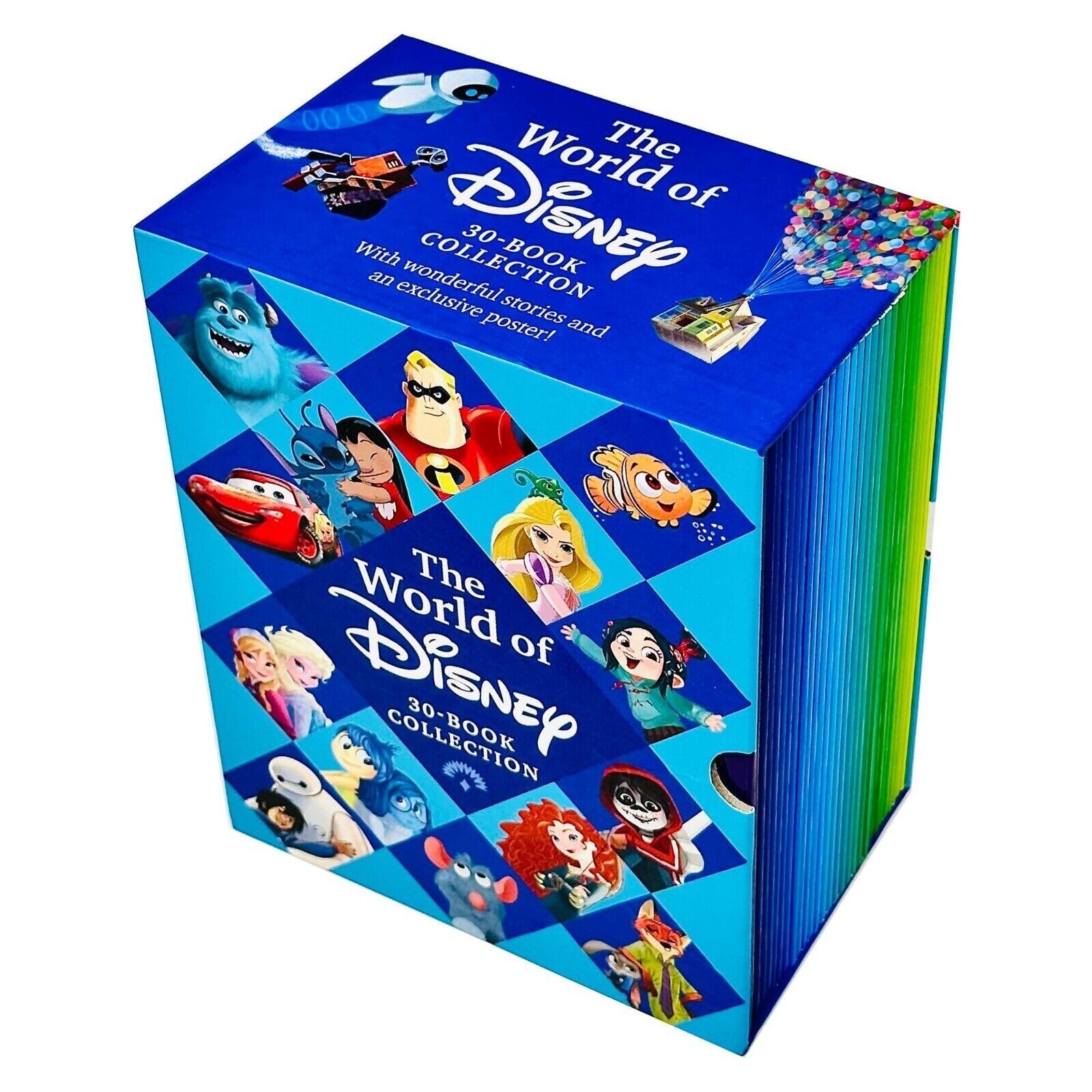 World of Disney 30 Books Collection Box Set Coco, Cars 3, Moana ...