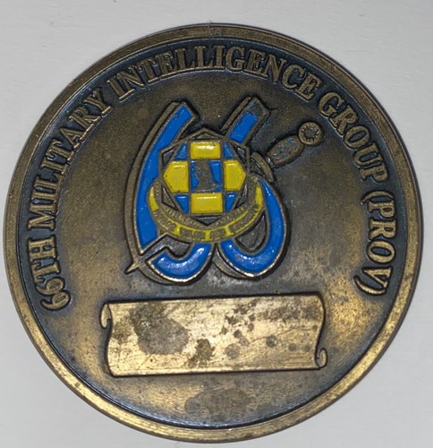 66th Military intelligence group ( Prov ) Challenge Coin | eBay