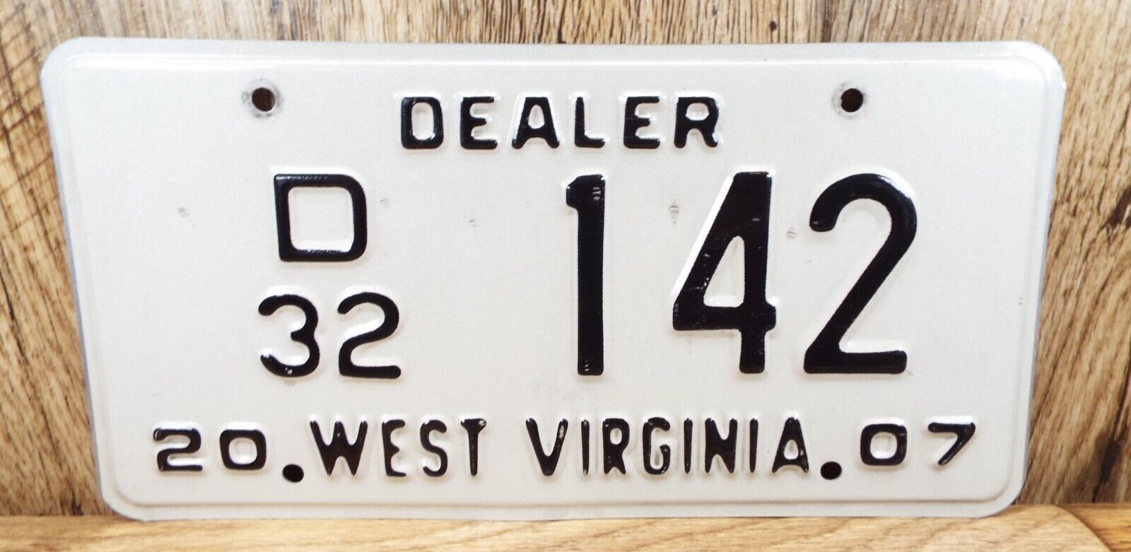 VINTAGE WEST VIRGINIA Dealer- license plate Tag MAN CAVE | eBay