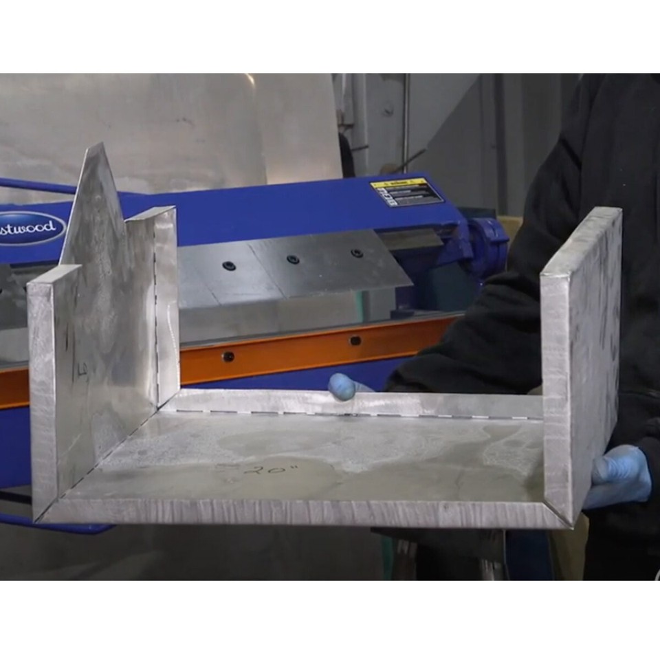 Eastwood 48 inch Box And Pan Bends Sheet Metal Brake Machine Adjustable ...