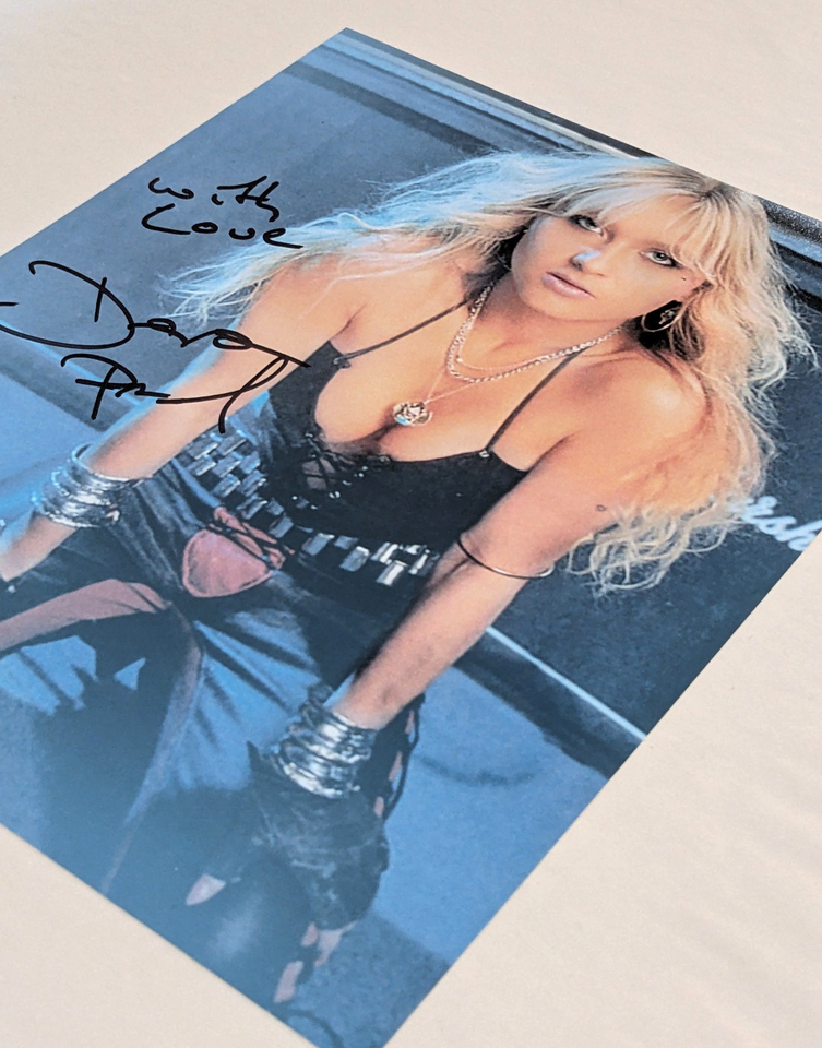 DORO PESCH warlock SIGNED 8x10 PHOTO metal queen PROOF hellbound COA | eBay