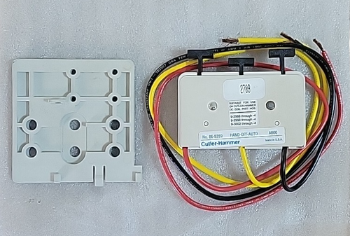 Eaton Cutler Hammer 86-5359 Contact Block Push Button Hand-Off-Auto ...
