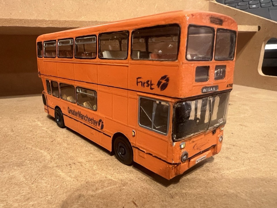 Scratch-built 1/76 Scale Greater Manchester Buses Leyland Atlantean ...