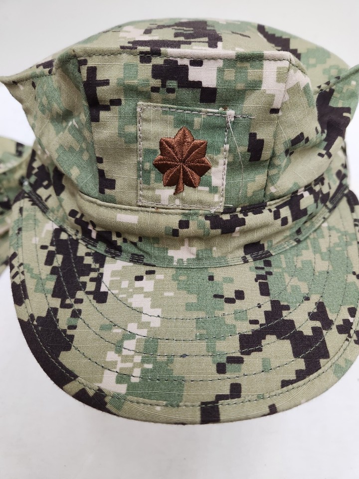 Military Issued US Navy Green Digital 8-Point Cap-NEW | eBay
