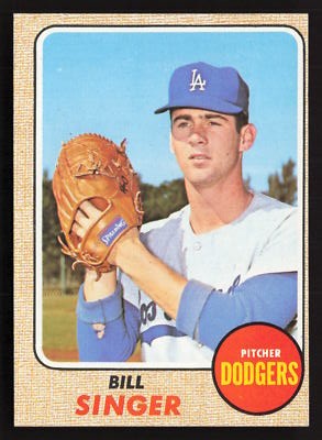 Bill Singer 1968 Topps #249 Los Angeles Dodgers VG-EX d | eBay