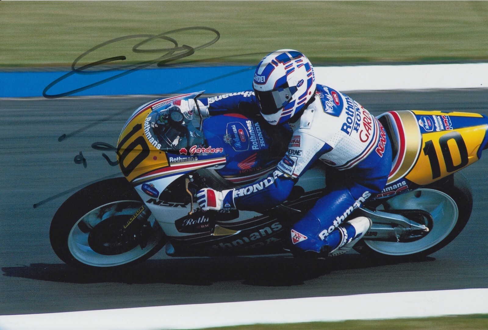 Wayne Gardner Hand Signed 12x8 Photo - Honda MotoGP Autograph 5. | eBay