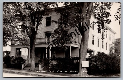 Real Photo Castine Inn Hotel Rooming House At Castine Maine ME RPPC RP ...