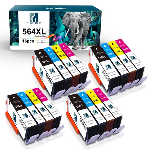 16PK 564XL Ink Cartridge Set For HP Plus AIO B209a/Premium e-ALL-in-One ...