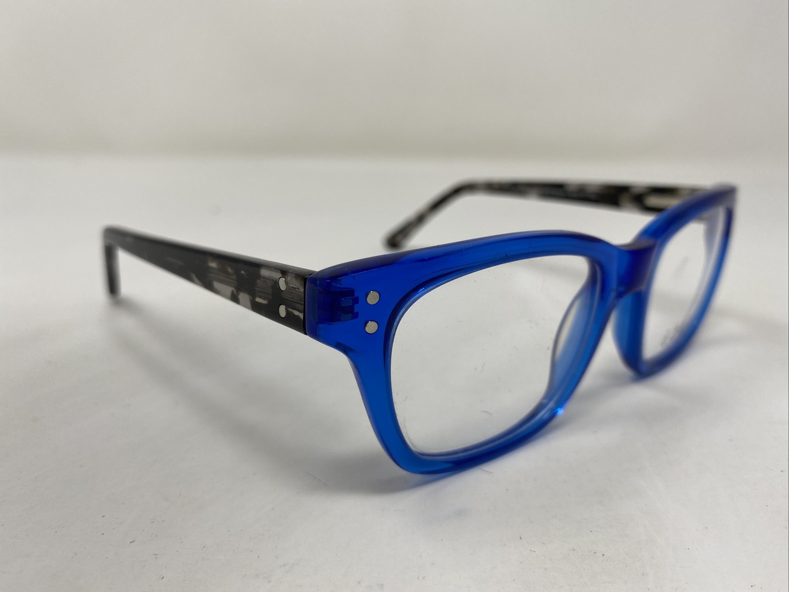 Über AUSTIAN Blue/Demi Black 46-17-130 Plastic Full Rim Eyeglasses ...