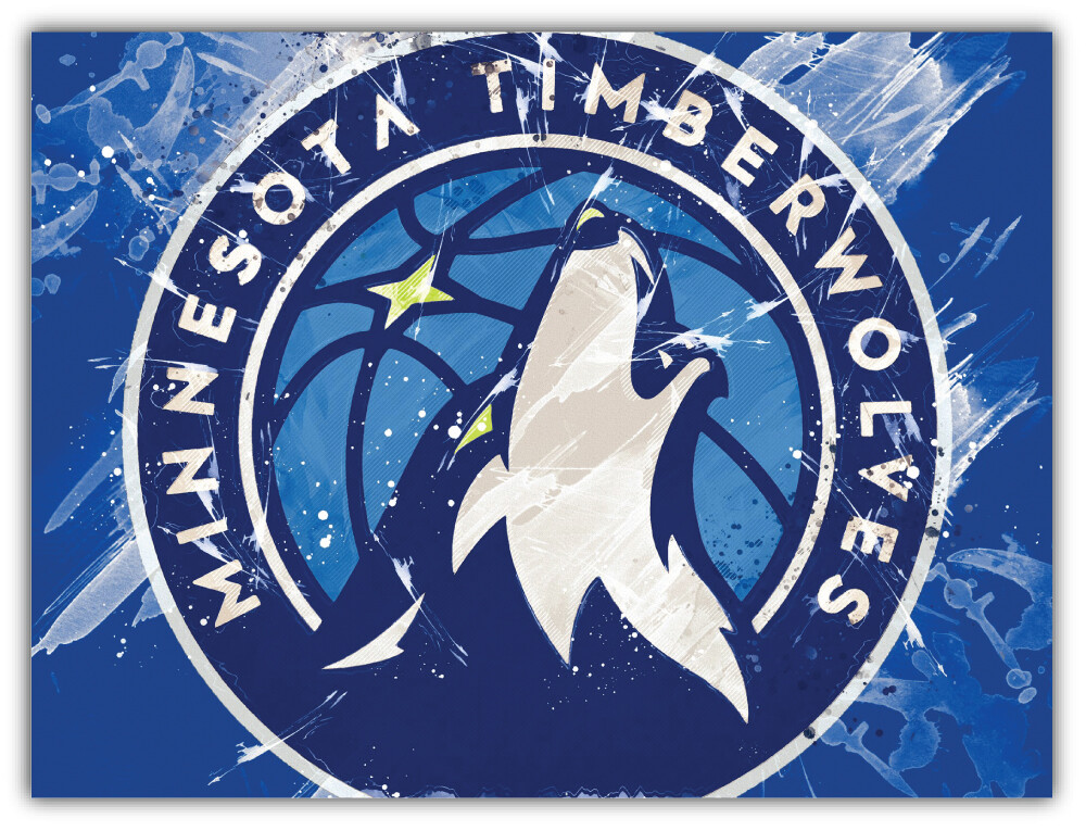 Minnesota Timberwolves NBA Basketball Car Bumper Sticker Decal "SIZES ...