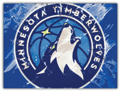 Minnesota Timberwolves NBA Basketball Car Bumper Sticker Decal "SIZES ...
