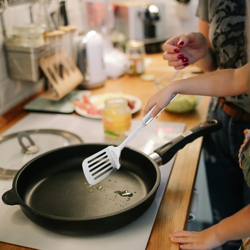 Stainless Steel Spoon Spatula Chinese Cooking Utensils Metal Flipper | eBay