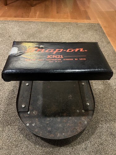 Snap-on Tools JCN21 Mechanics Roller Shop Seat Chair Stool Creeper Man ...