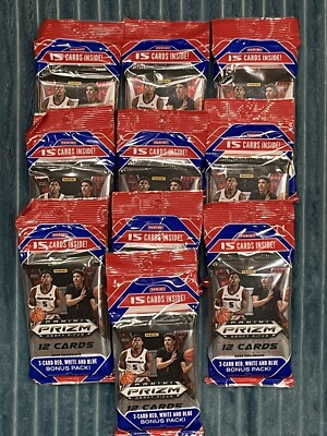 (10) 2020 Prizm Draft Hangers Possible LaMelo Ball, Anthony Edwards Etc ...