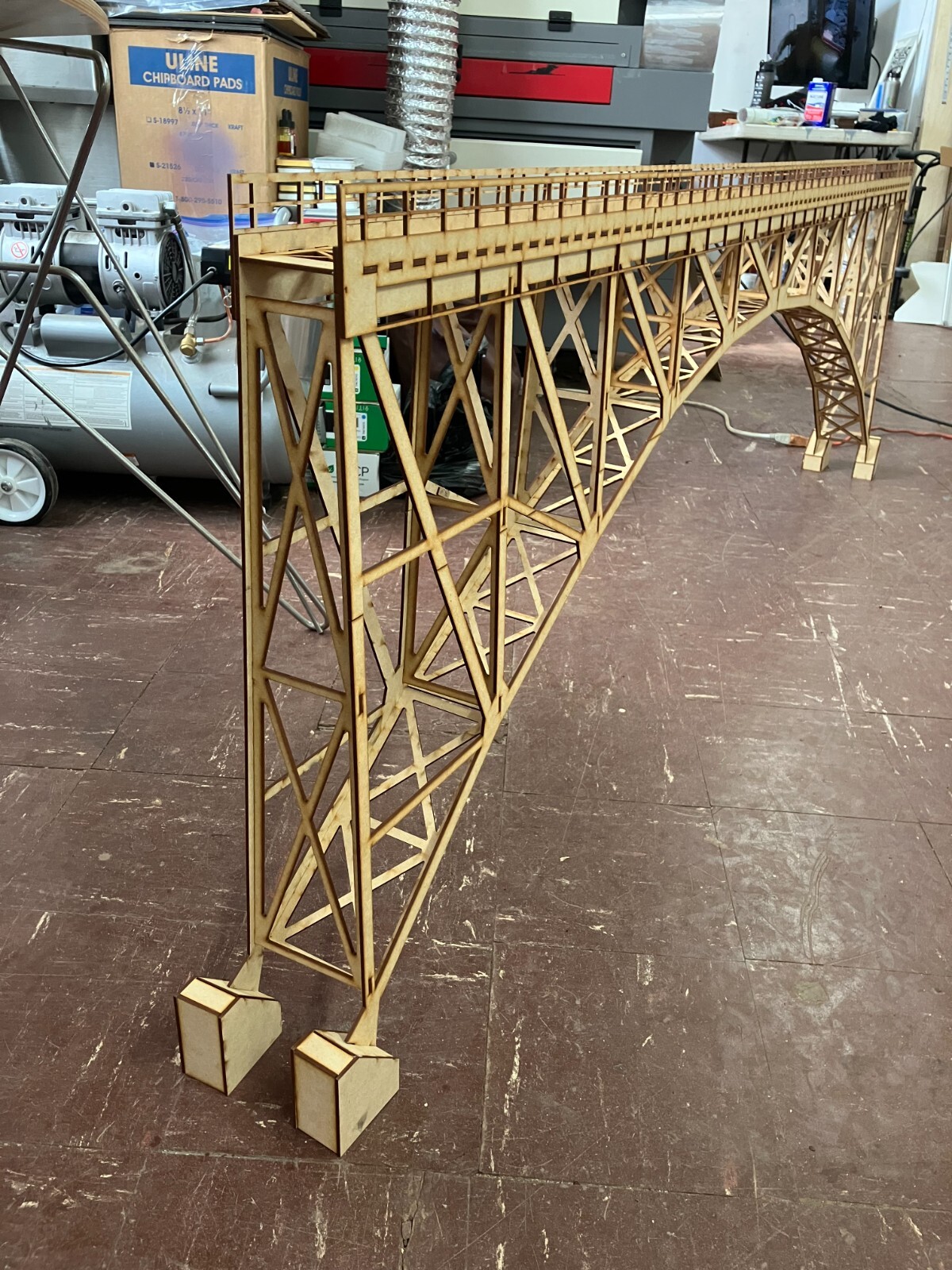 Cisco Canadian National Railroad Bridge Laser Cut Kit Huge Span New ...