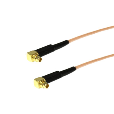 0.5M MMCX Male Angle RA to MMCX Male Cable RG178 Cord 90° Adapter ...