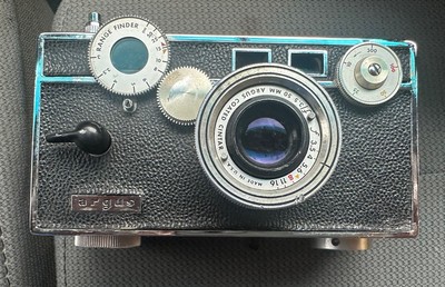 Argus C-3 The Brick Rangefinder Camera F3.5 50mm Cintar Coated lens ...