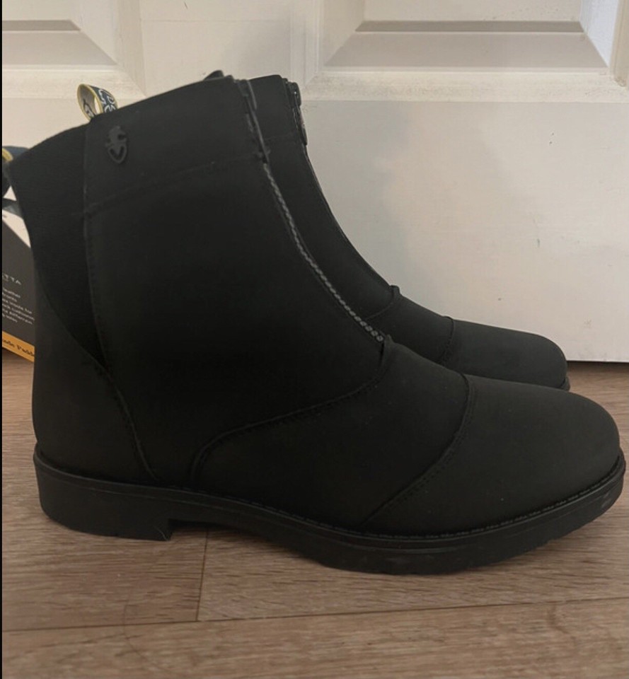 Moretta Mercede Paddock Yard Boots – Ladies Sz 7 black riding boot | eBay UK