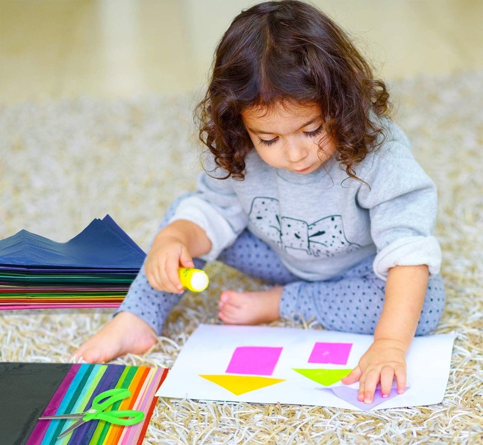 SOL 20pk Large Colourful Tissue Paper Sheets for Wrapping Gifts 66cm x ...