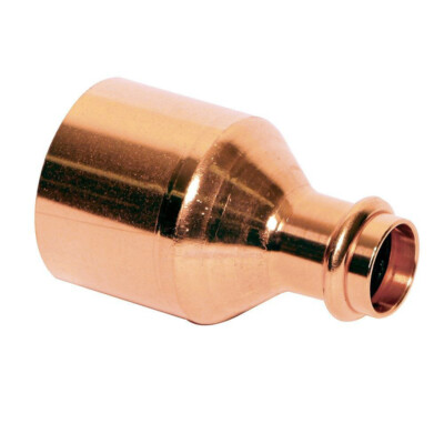 1" Street x 1/2" Press Copper Reducing Coupling FTG x P Reducer Fitting ...