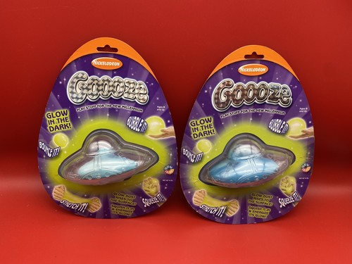 Lot of (2) Vintage Nickelodeon Goooze UFO Slime Sealed 2000 #38024 ...