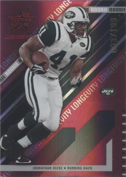2004 Leaf Rookies & Stars Longevity - Rookie Johnathan Reese #171 Ruby ...