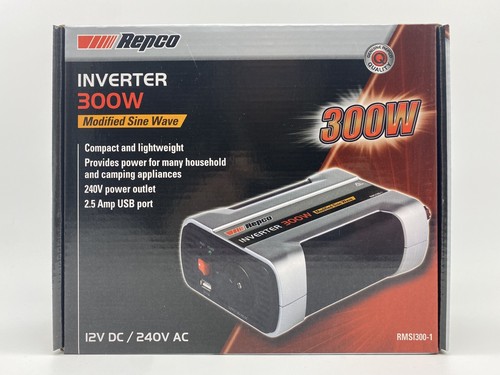 Repco 300W Inverter Modified Sine Wave 12V DC / 240V AC 9311998804428 ...