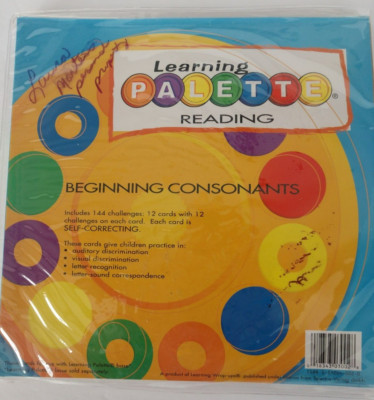 Learning Palette Reading Beginning Consonants Complete Set: Learning Wrap Ups | eBay