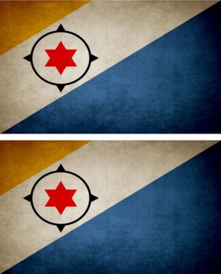 2x Sticker flag vinyl country vintage BQ bonaire | eBay Australia