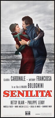 SENILITY FILM POSTER MAURO BOLOGNINI CLAUDIA CARDINA 1962 CARELESS ...