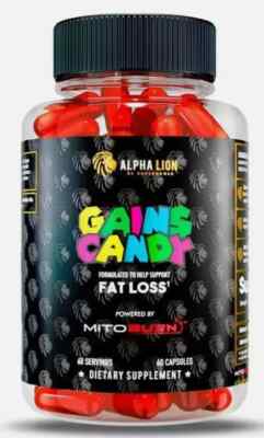 ALPHA LION Candy Gains MITOBURN Fat Loss Fast Results Anti Aging Keto ...