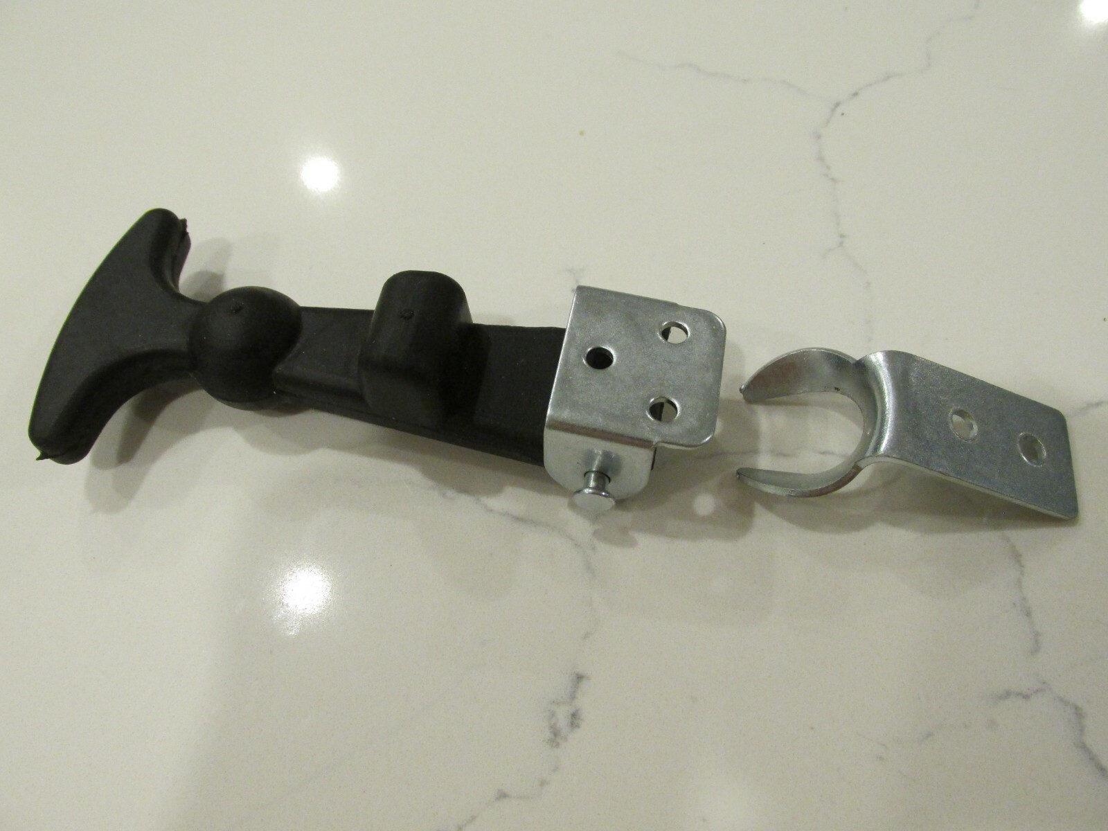 (1) Universal Rubber hold down latch kit, battery box tray, truck hood ...