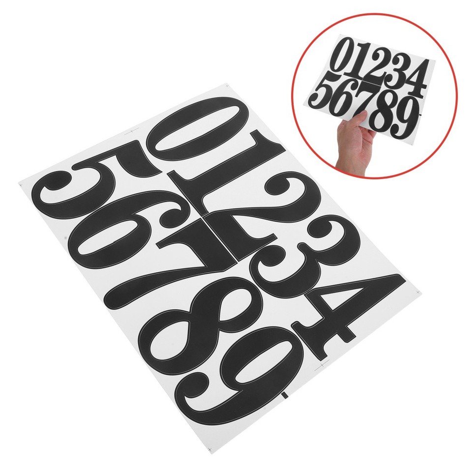 8 Sets Door Number Stickers Adhesive Numbers for Mailbox outside | eBay ...
