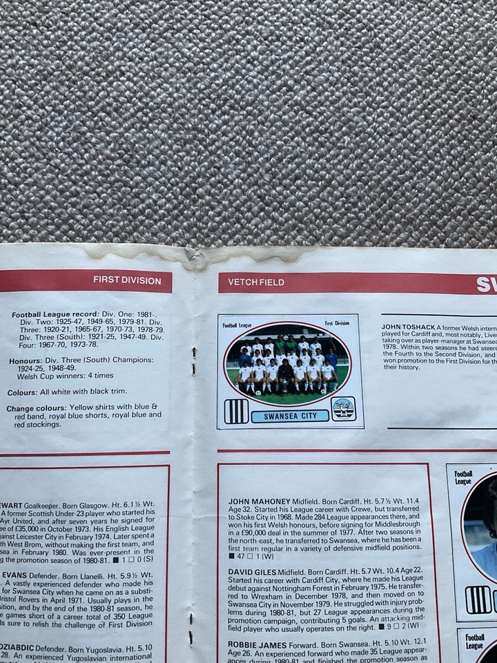 Panini Football 82 Sticker Book 100% Complete Album | eBay UK