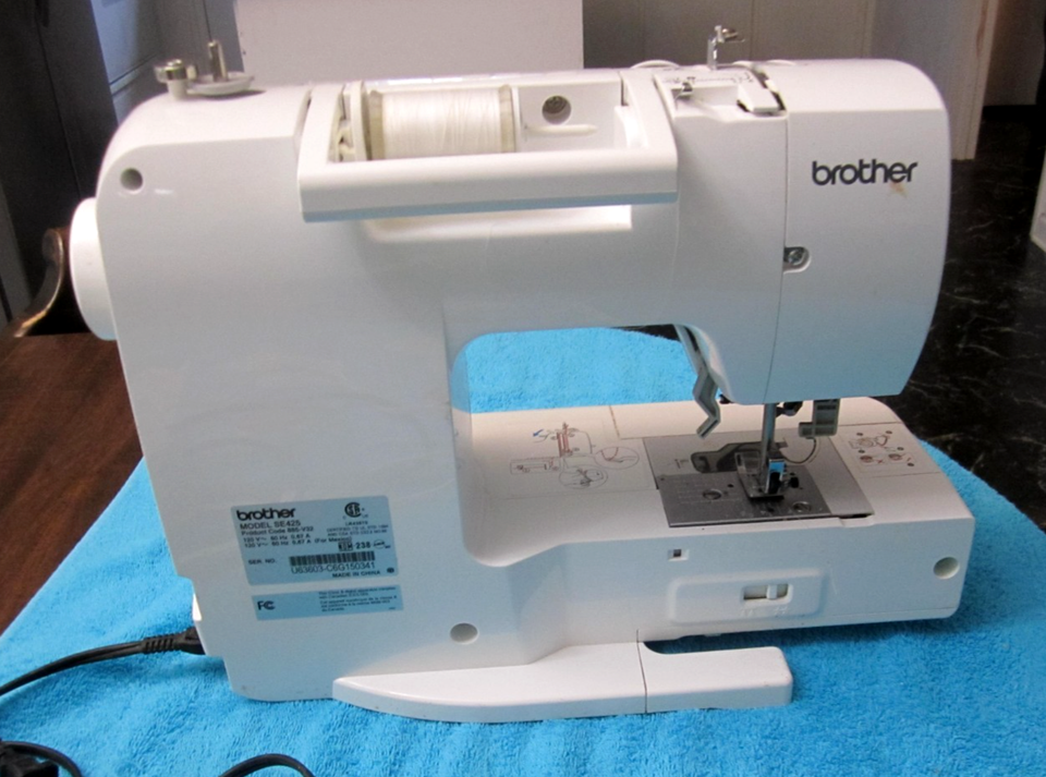 BROTHER MODEL SE425 EMBROIDERY SEWING MACHINE with MANUALS | eBay