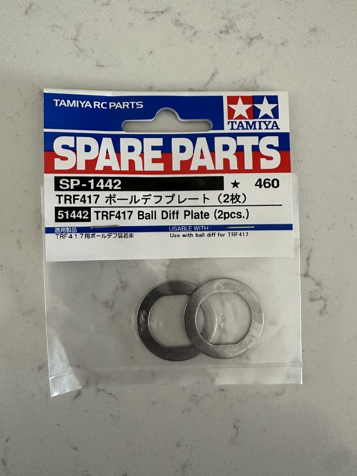 Tamiya SP-1442 TRF417 Ball Diff Plate | eBay