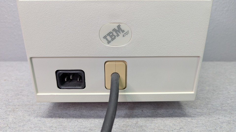 IBM 4707 Green Monochrome 9" CRT Display Monitor - Working | eBay