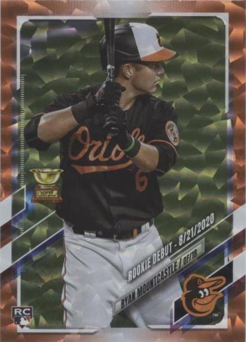 2021 Topps Update Series - Rookie Debut Ryan Mountcastle #US265 Orange ...